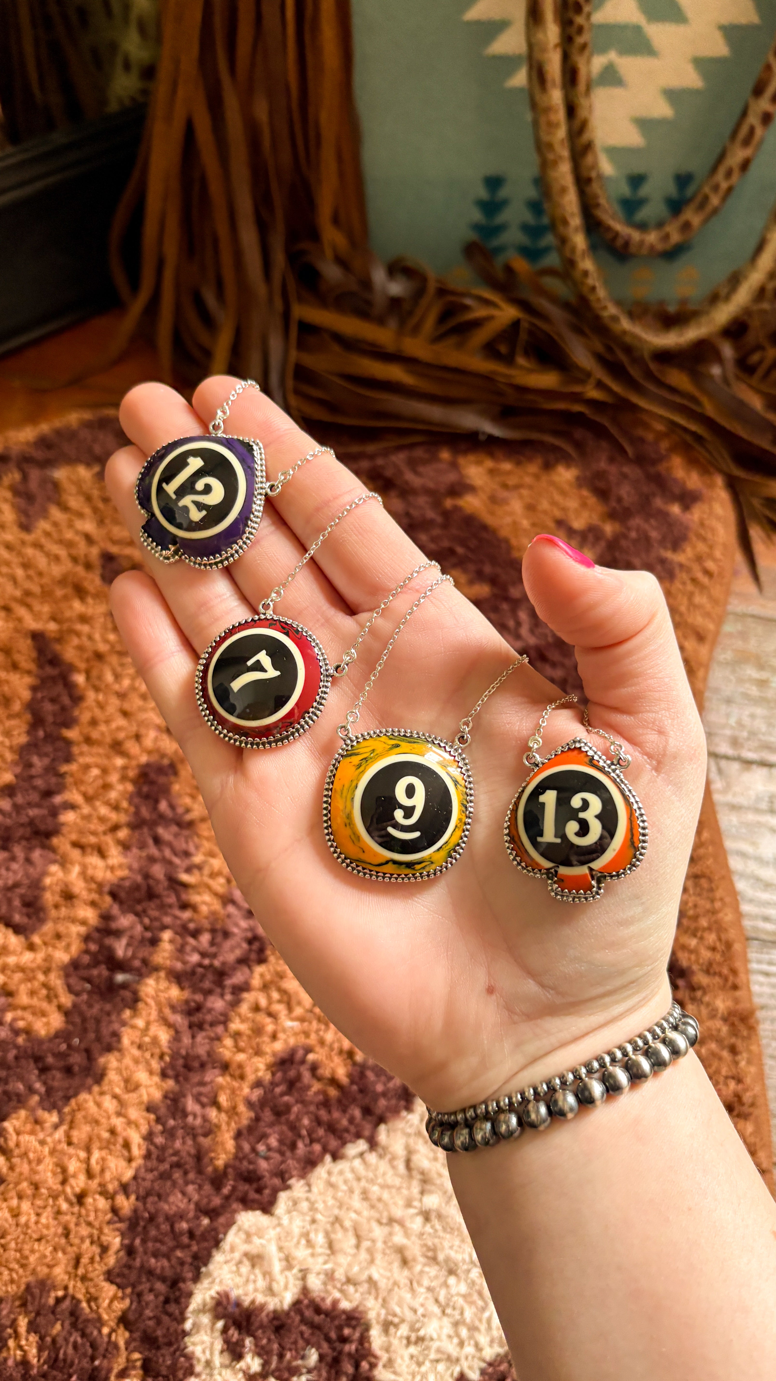 POOL BALL NECKLACE – The Sterling Spur