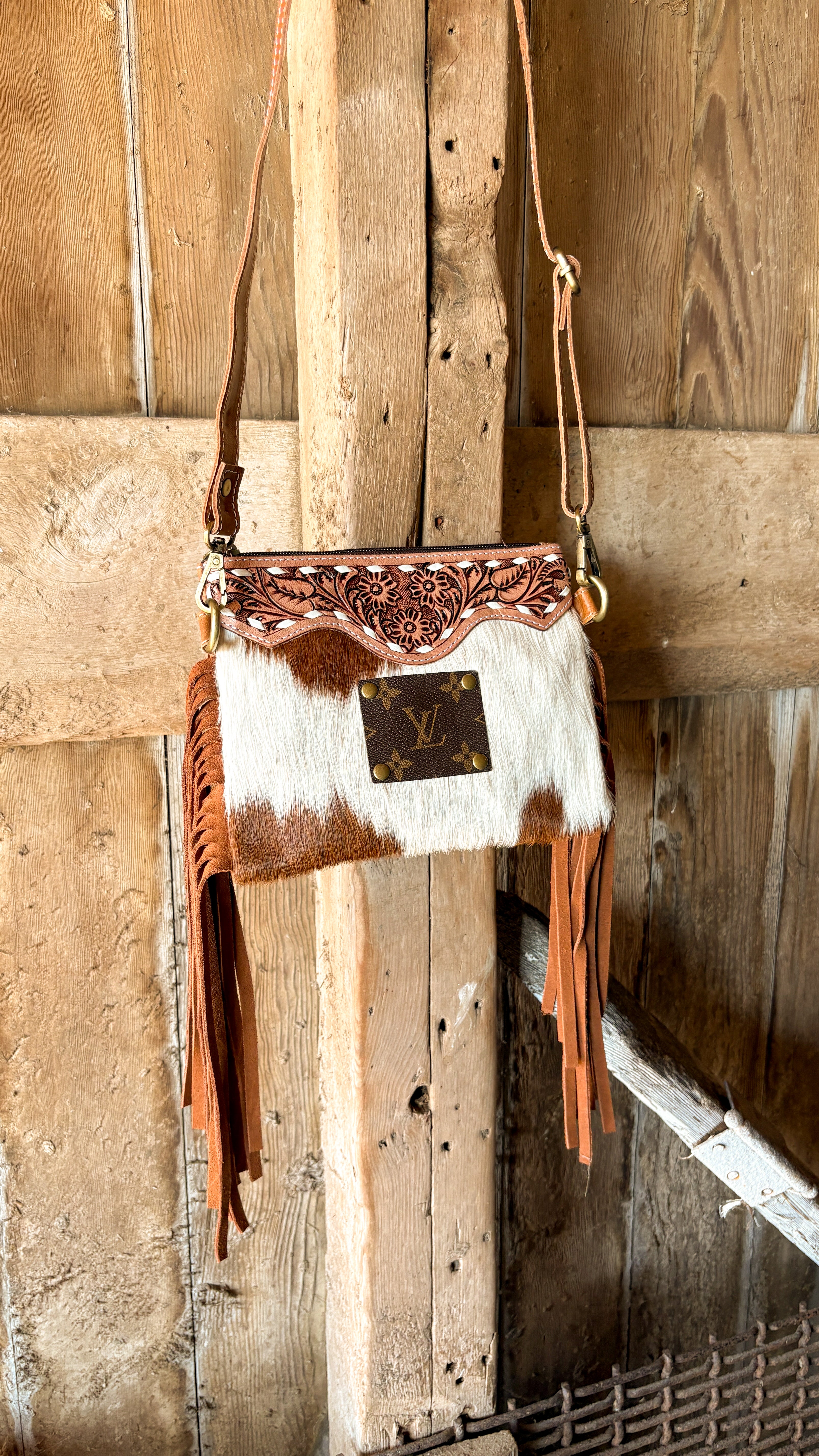 UPCYCLED LV CROSSBODY BAG - STYLE 26 – The Sterling Spur